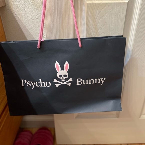 Bags | Psycho Bunny Empty Paper Bag New | Poshmark